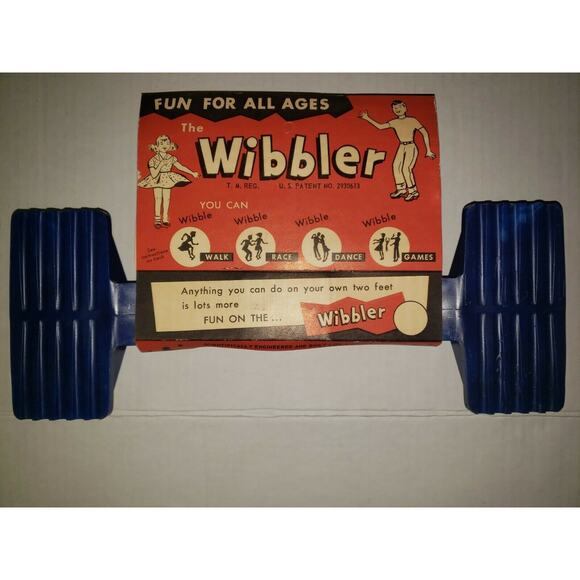WIbbler | Toys | Vintage 95s Blue Wibbler Toy St Louis New Old Stock ...